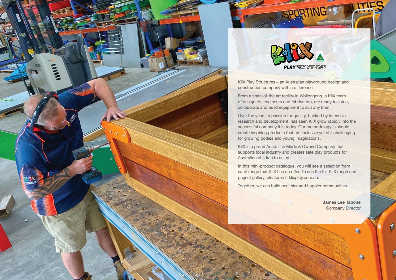 KliX Play Structures Mini-Catalogue Edition 8.0