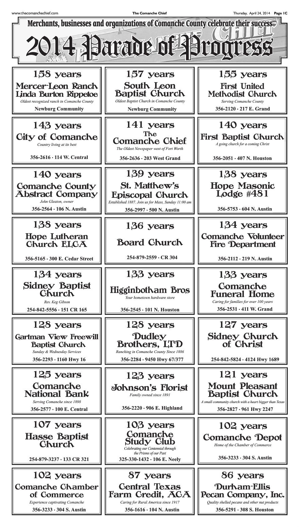 2014 Parade of Progress
