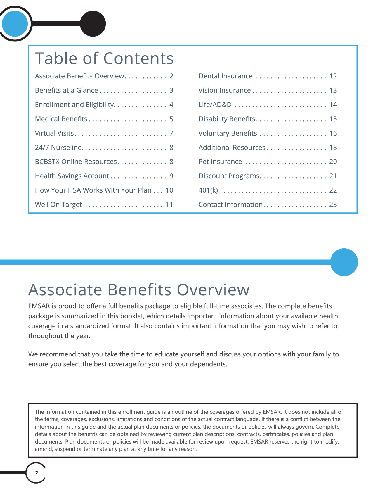 EMSAR 2022 Benefits Guide
