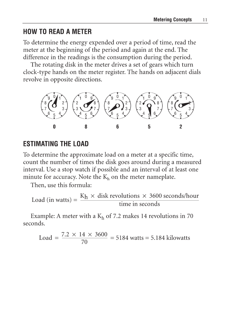 Pocket Guide to Watthour Meters