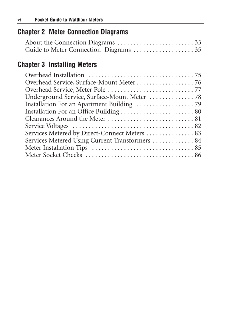 Pocket Guide to Watthour Meters