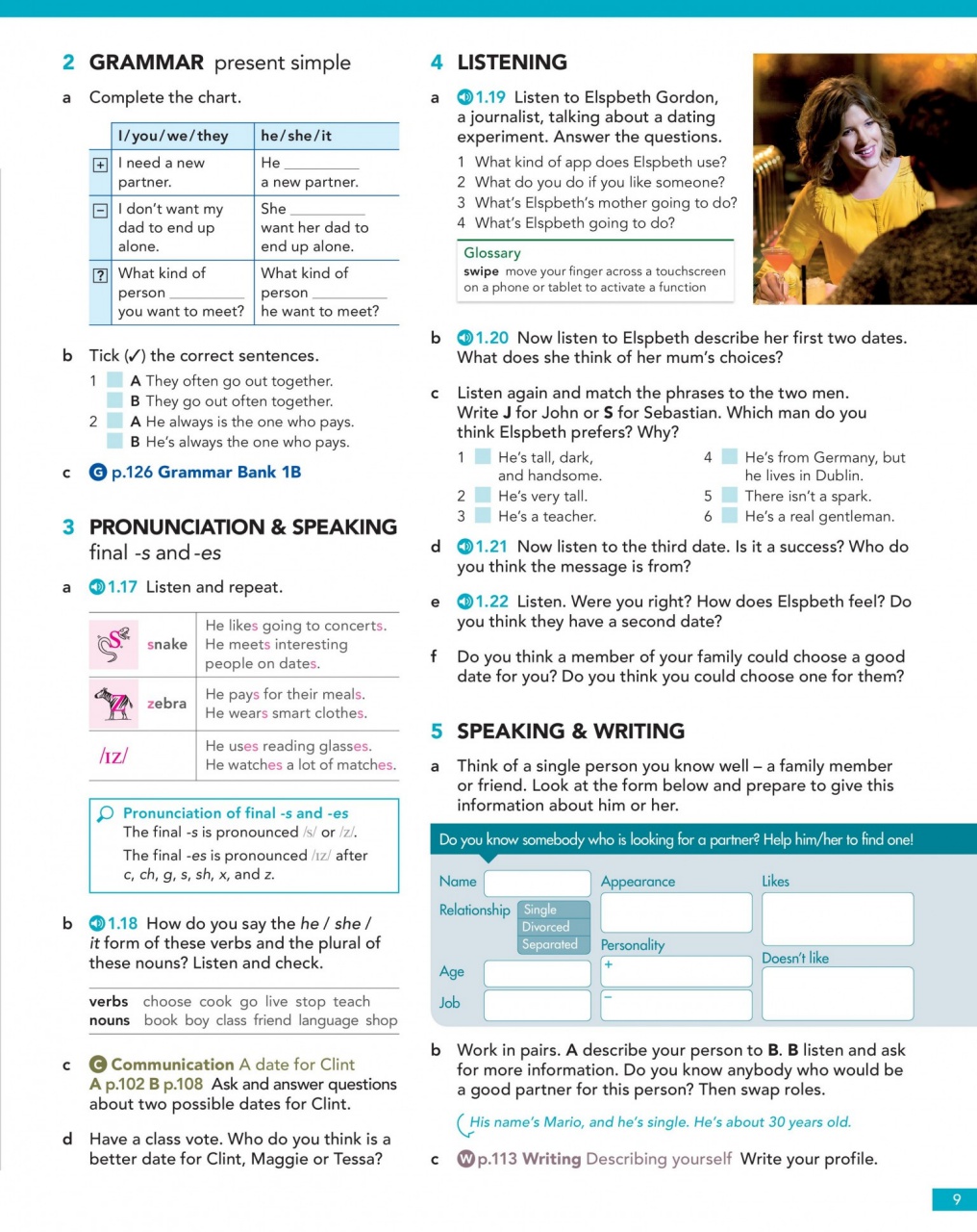 English File Pre-Intermediate E-book 4th edition (Unit 1B)