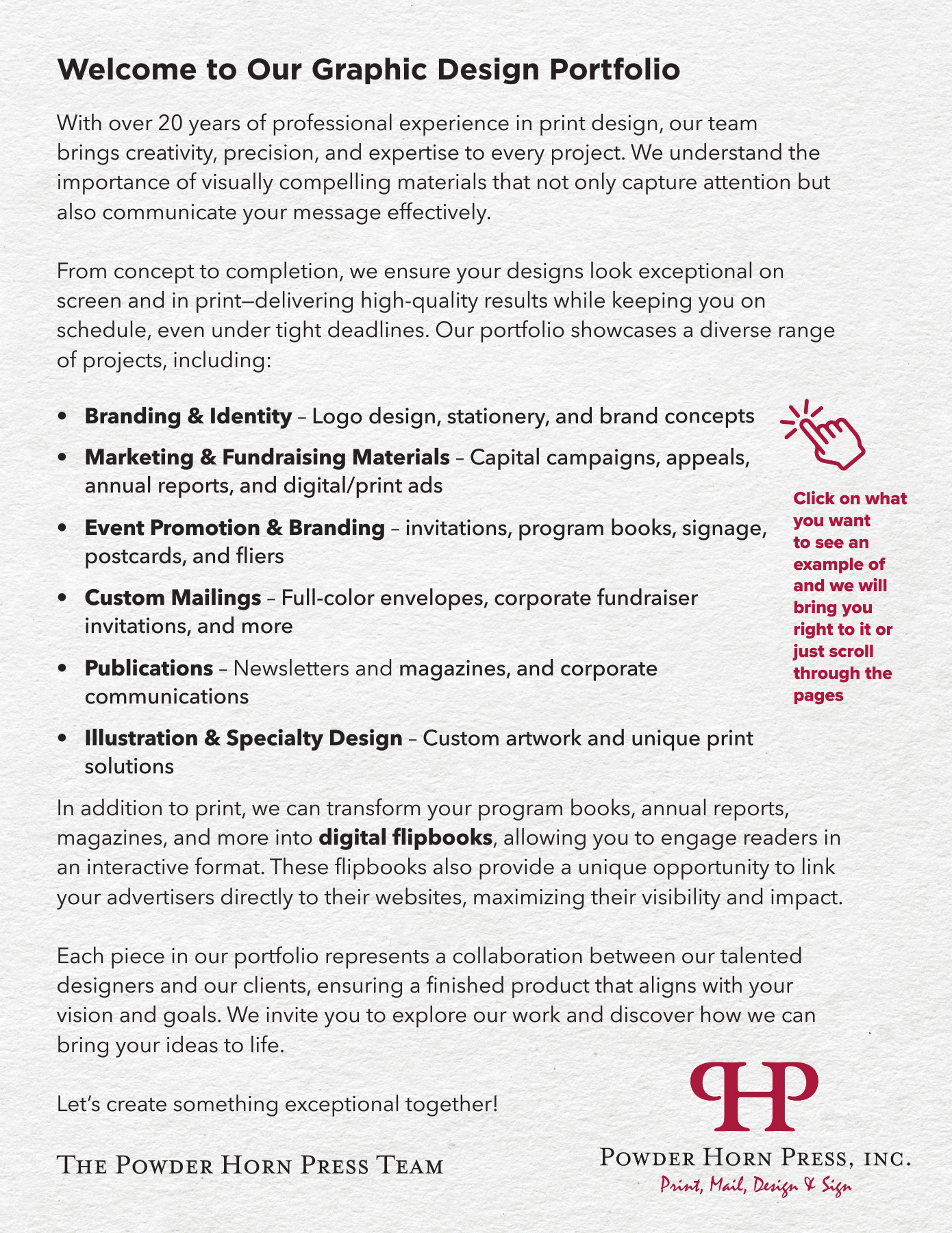 portfolio for website