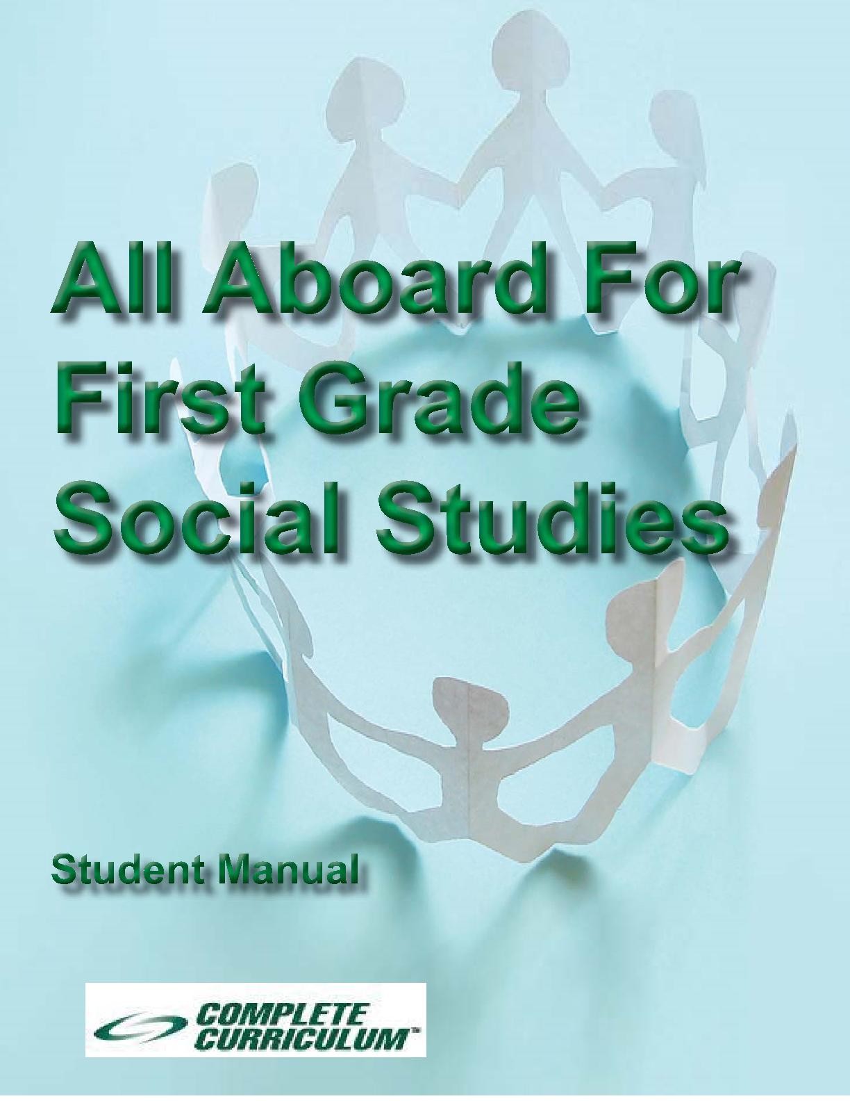All Aboard For First Grade Social Studies Student Edition