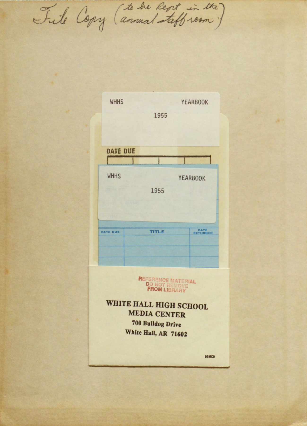 1955 White Hall High School