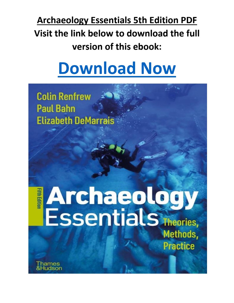 Archaeology Essentials 5th Edition