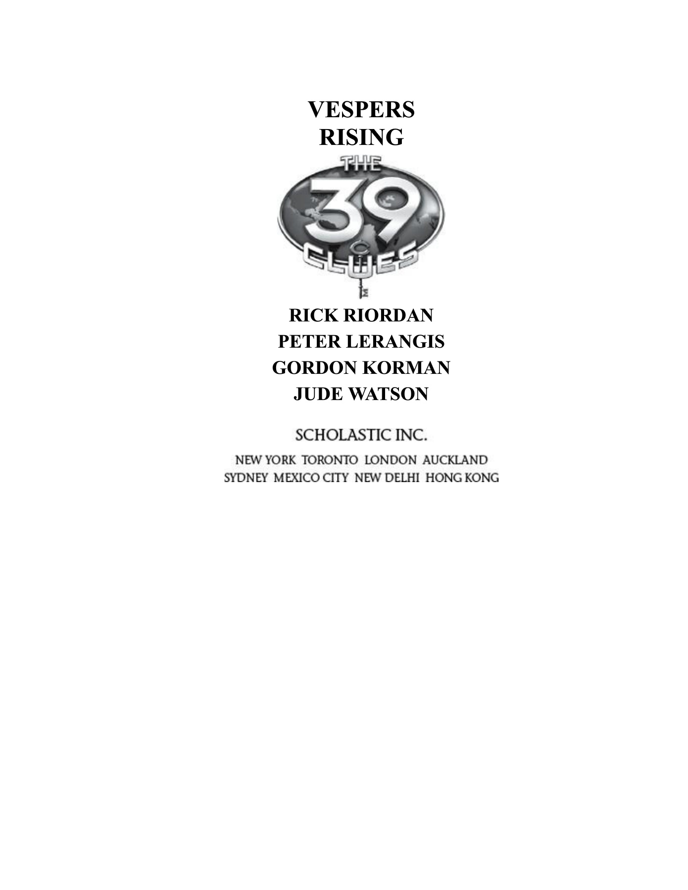 Vespers Rising Book 11