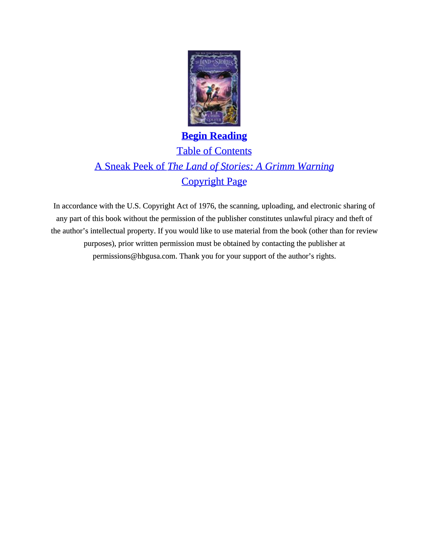 The Land of Stories: The Enchantress Returns - Chris Colfer