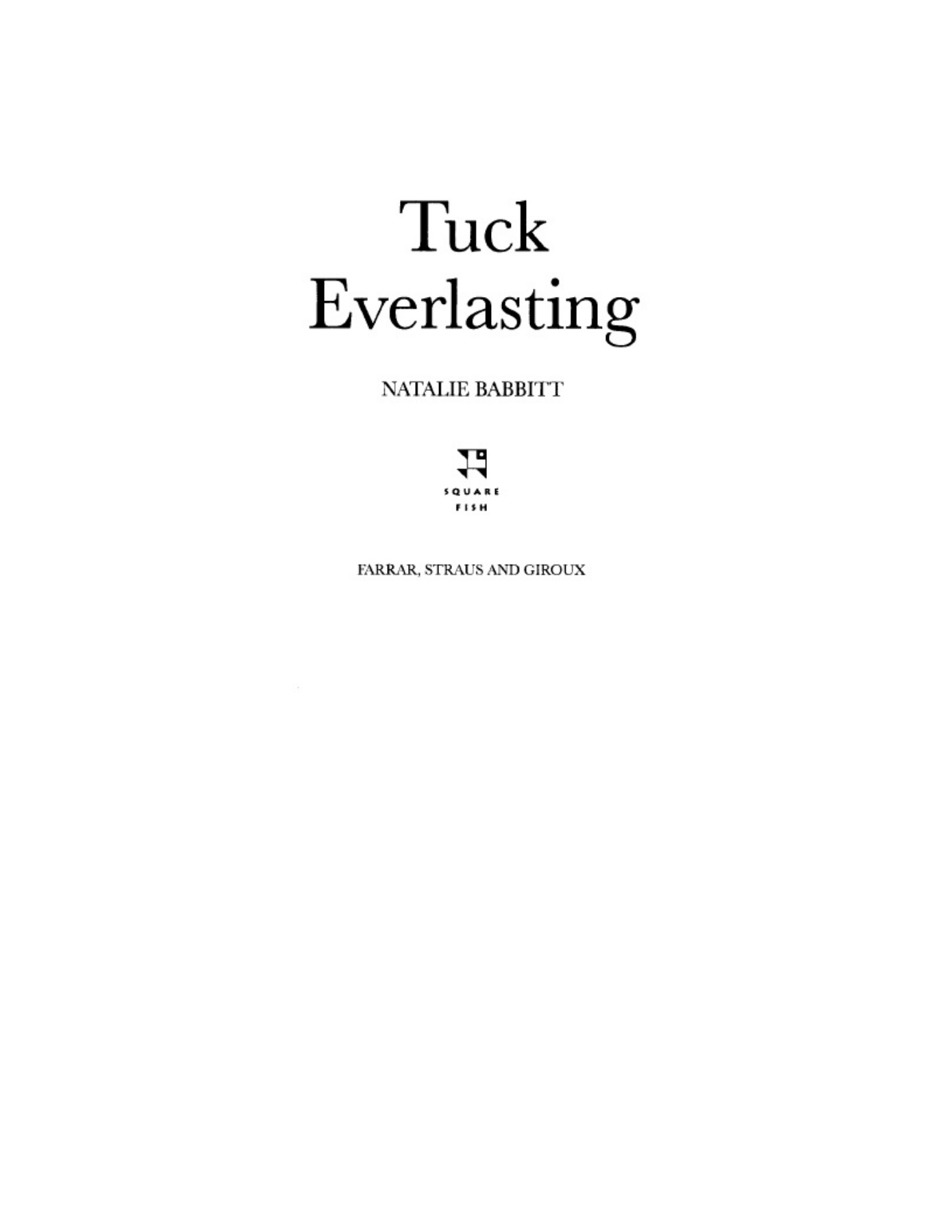 Tuck Everlasting