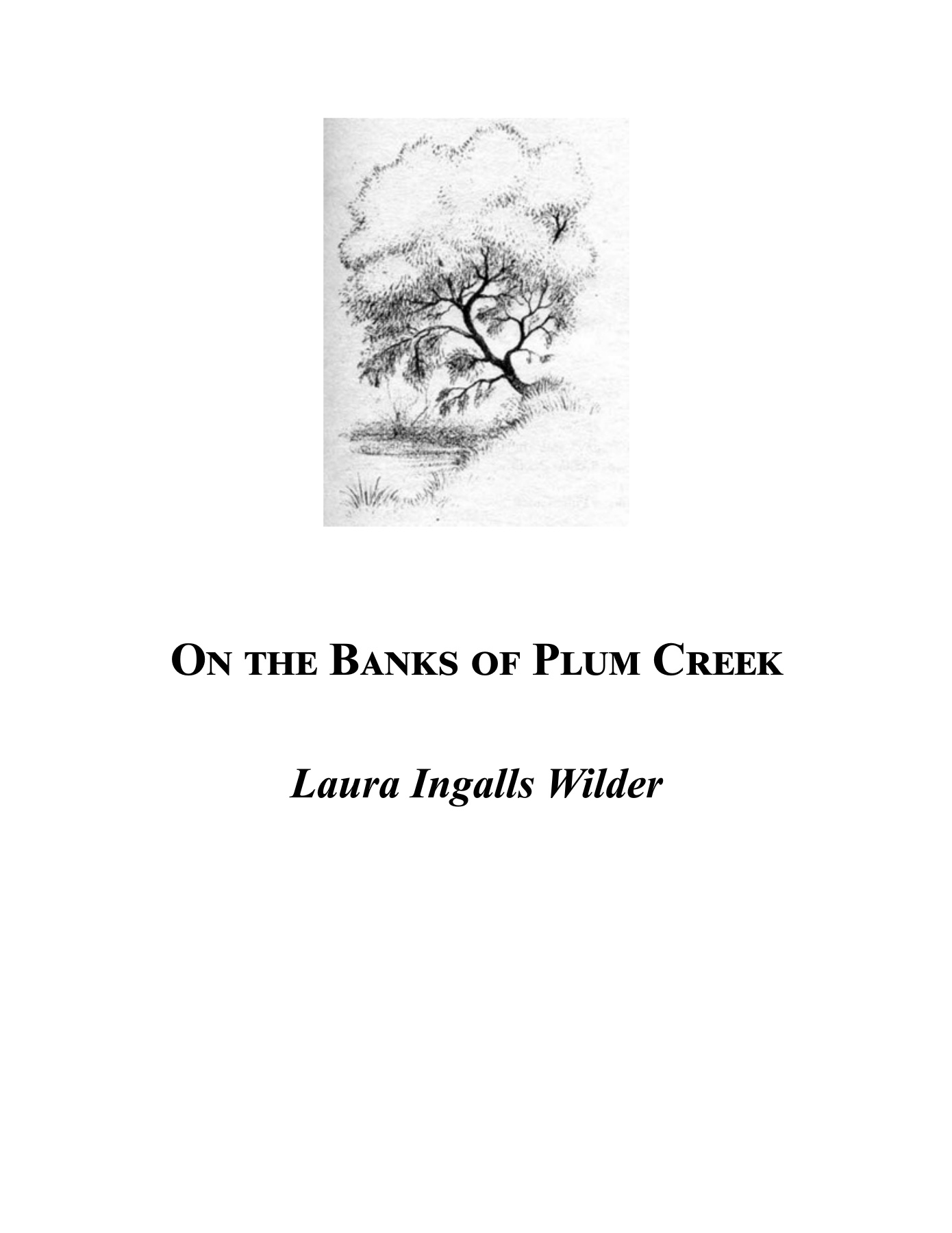 On the Banks of Plum Creek