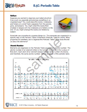 8th Grade STEMscopedia