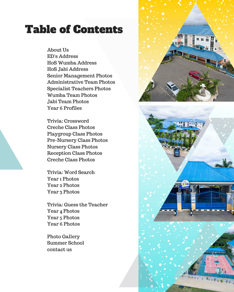 Doveland International School Wumba 2020-2021 Yearbook