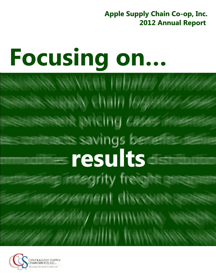2012 Apple Co-op Annual Report