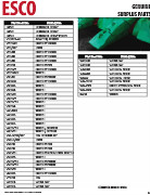ESCO Parts Catalog