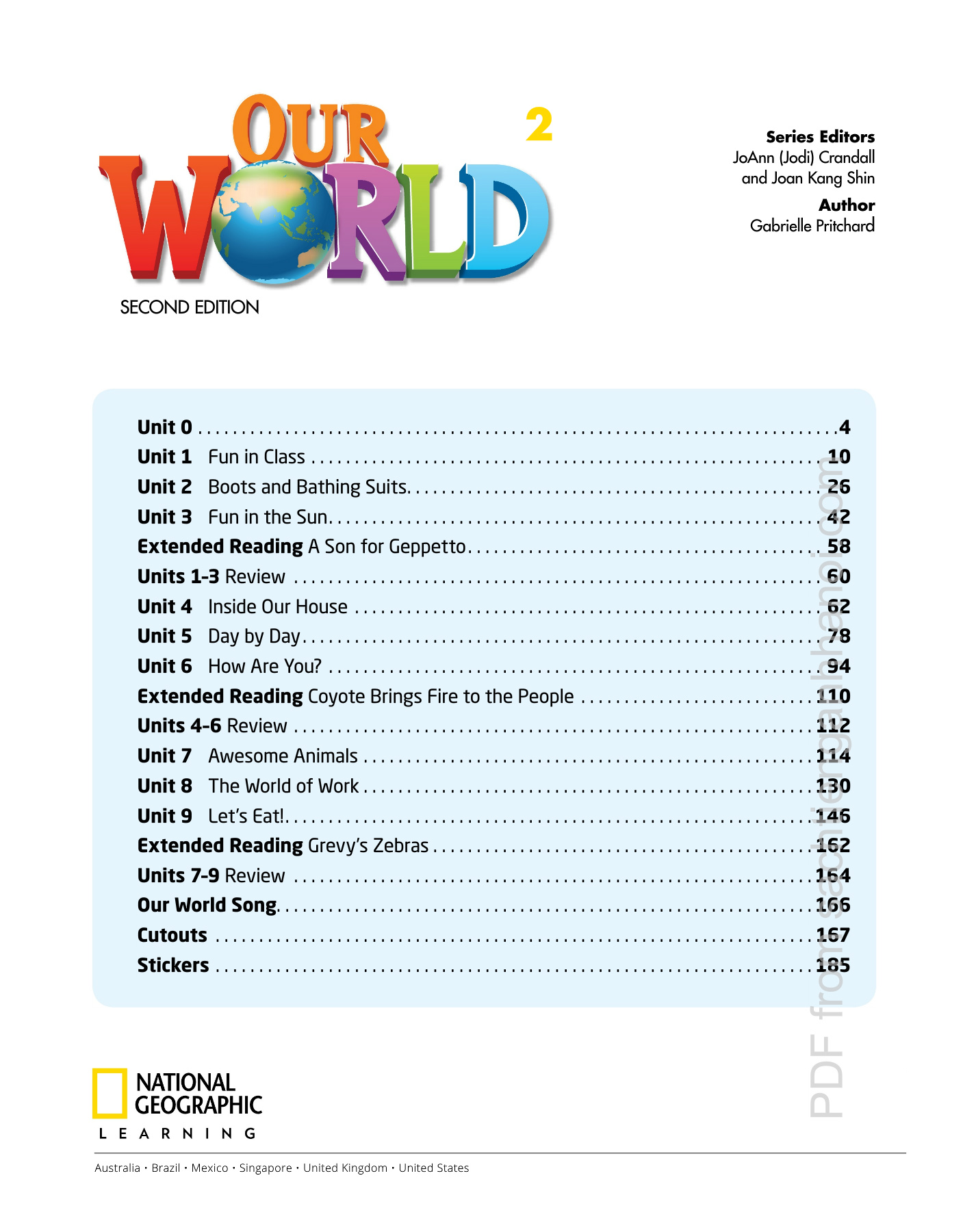 Our World 2 Student Book