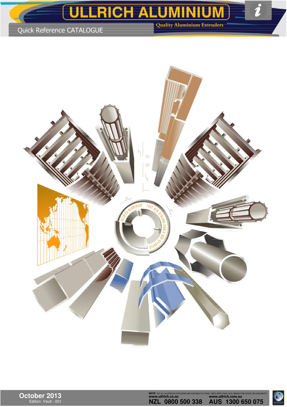 Ullrich Aluminium Extrusion Catalogue no dimension