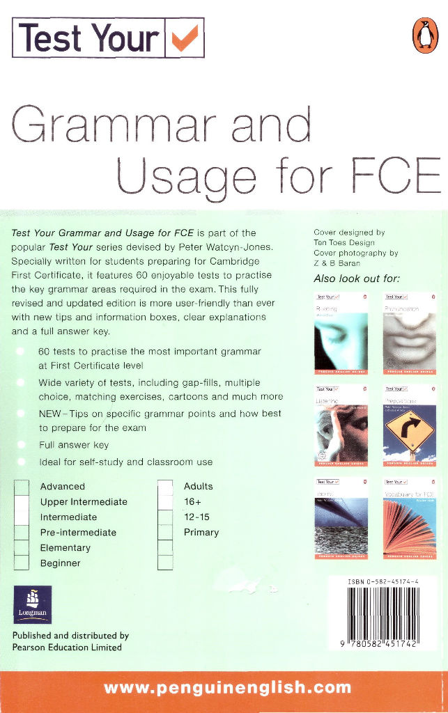 test your grammar and usage for fce(5)