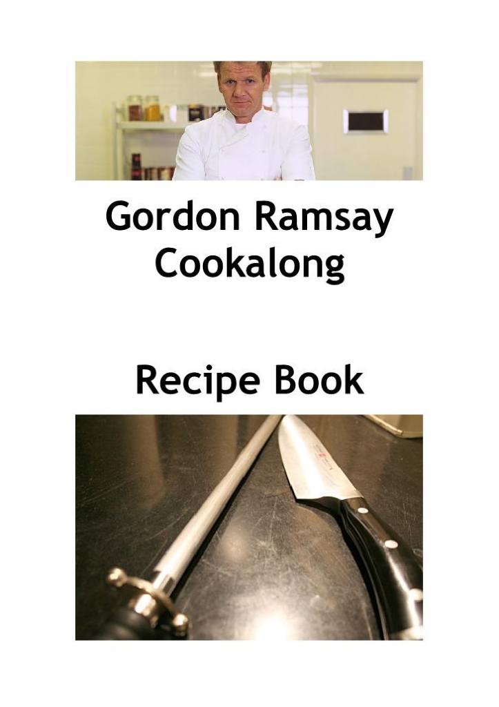 gordon ramsay cookalong recipe book