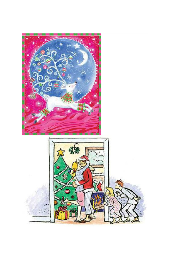 Christmas graphs and backgrounds