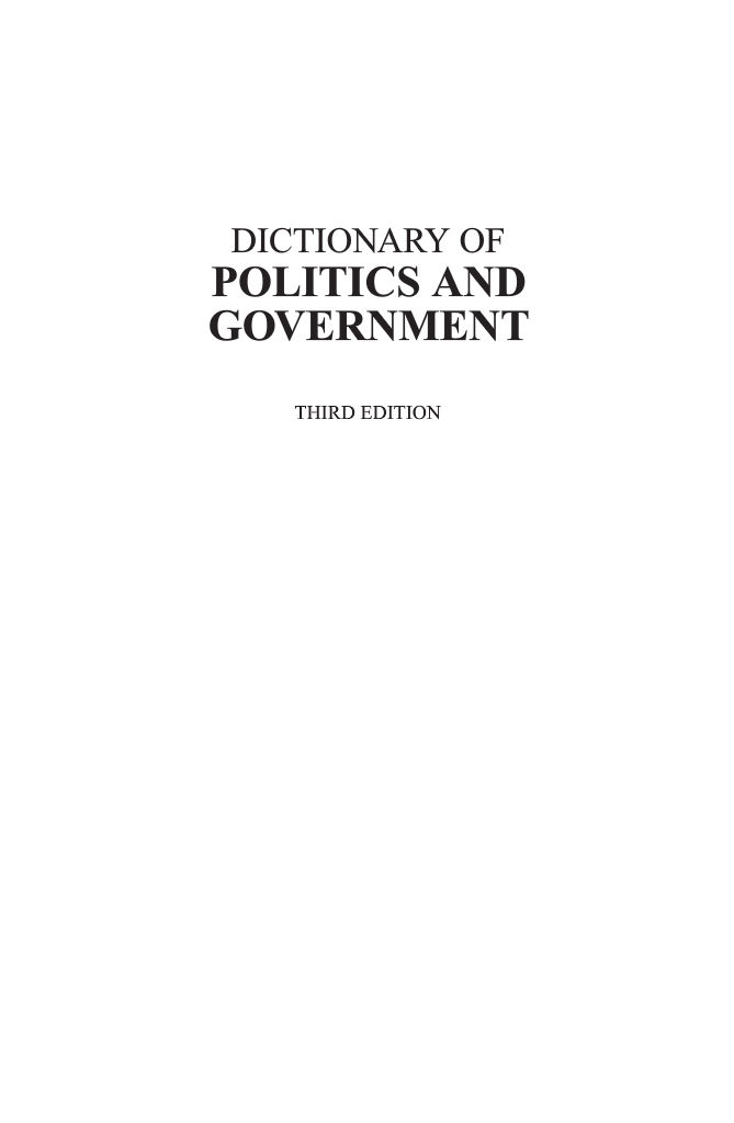 05 dictionary of politics and government