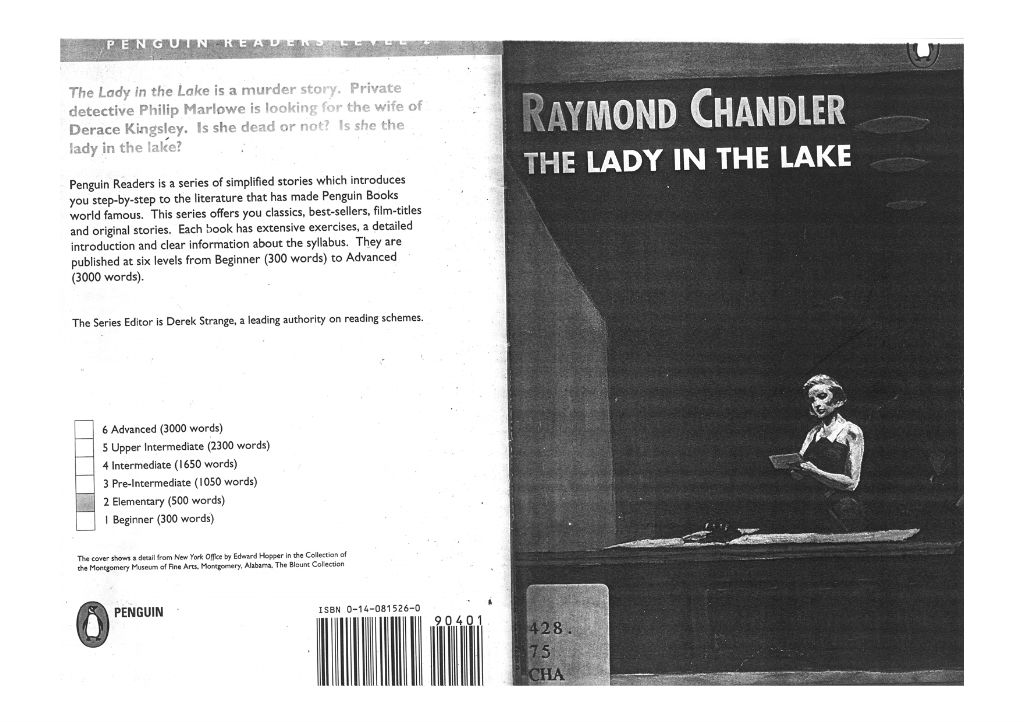 penguin readers - level 2 - the lady in the lake-