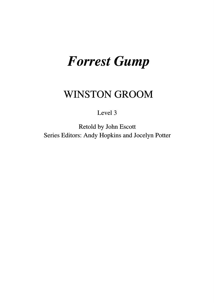 level 3 - forrest gump - penguin readers