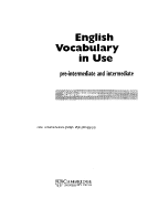 english vocabulary in use - pre- & intermediate - (grammar)