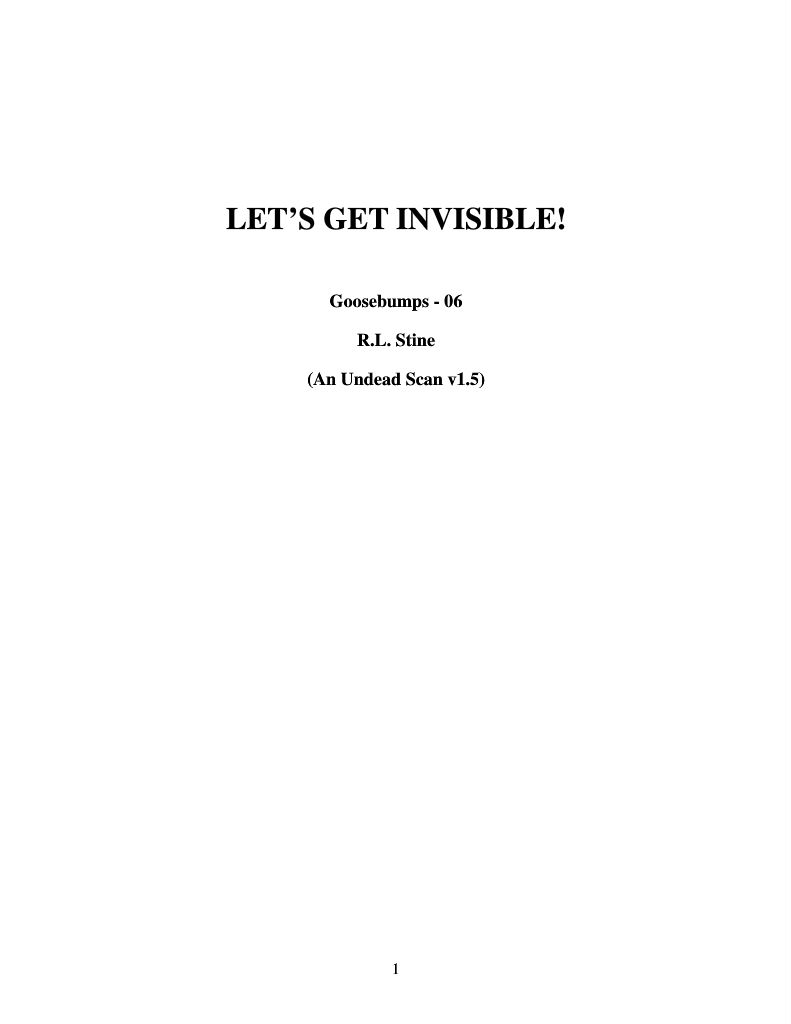 Microsoft Word - Let's Get Invisible.doc