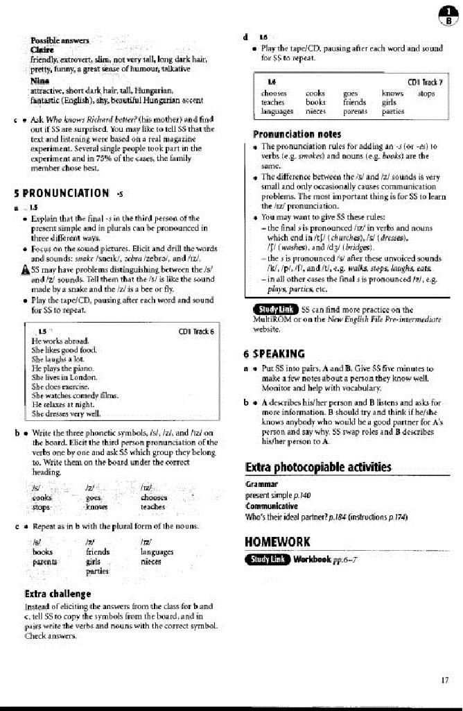 new english file pre-intermediate teacher's book