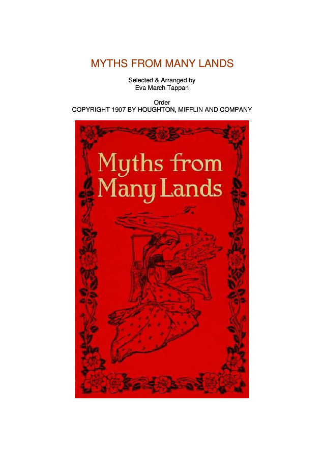 MYTHS FROM MANY LANDS