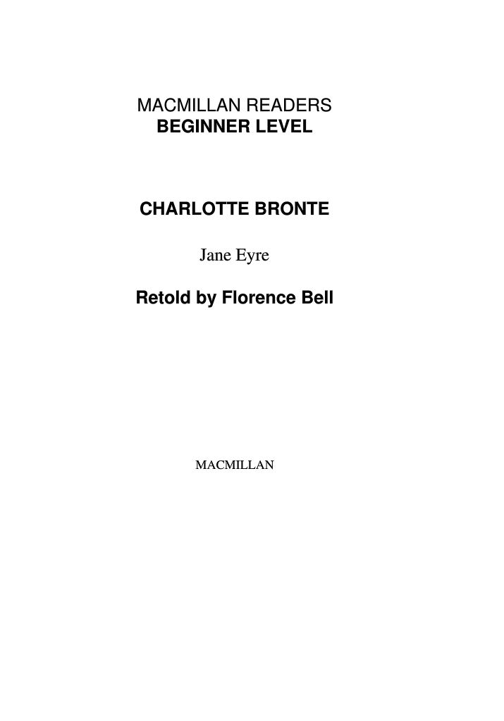 ebook-bronte charlotte - jane eyre (macmillan readers beginner level)