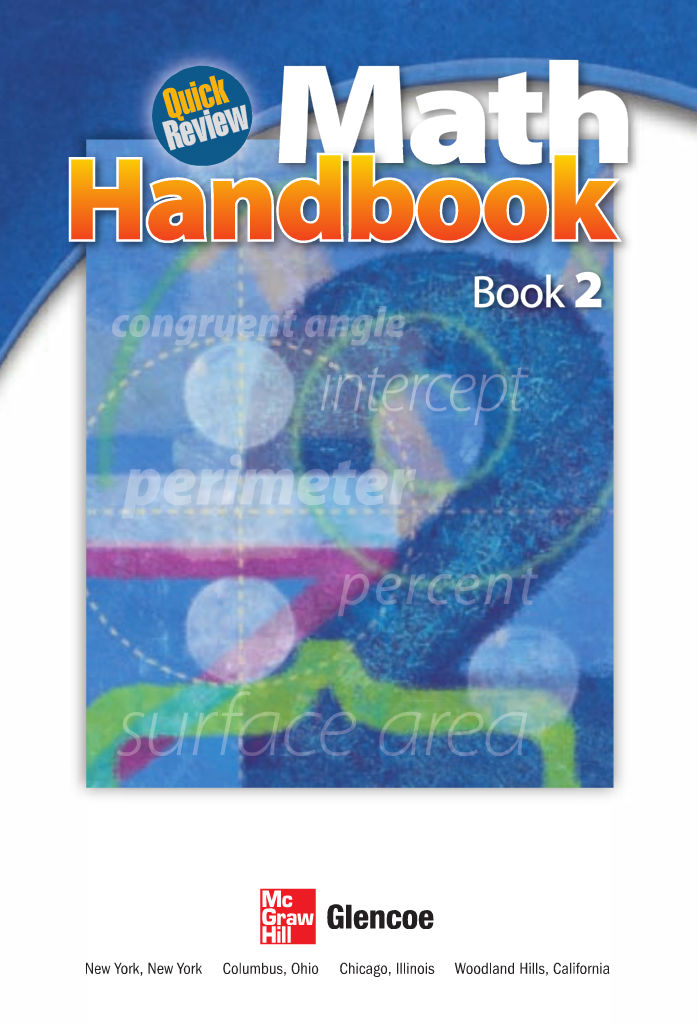 Quick Review Math Handbook volume Book 2