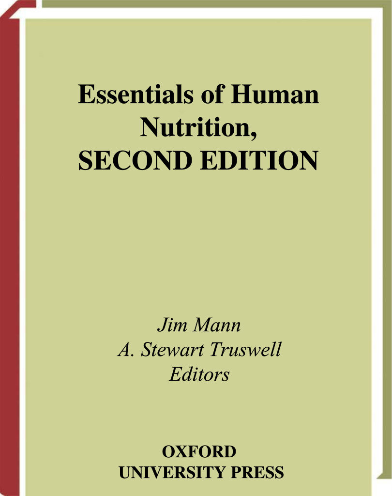 Essentials of Human Nutrition