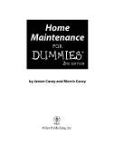 home maintenance for dummies 2nd edition