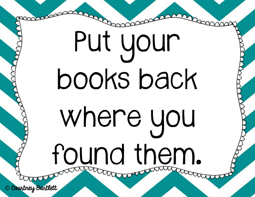 Library expectations posters