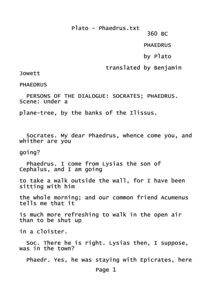 Plato - Phaedrus.txt - Notepad