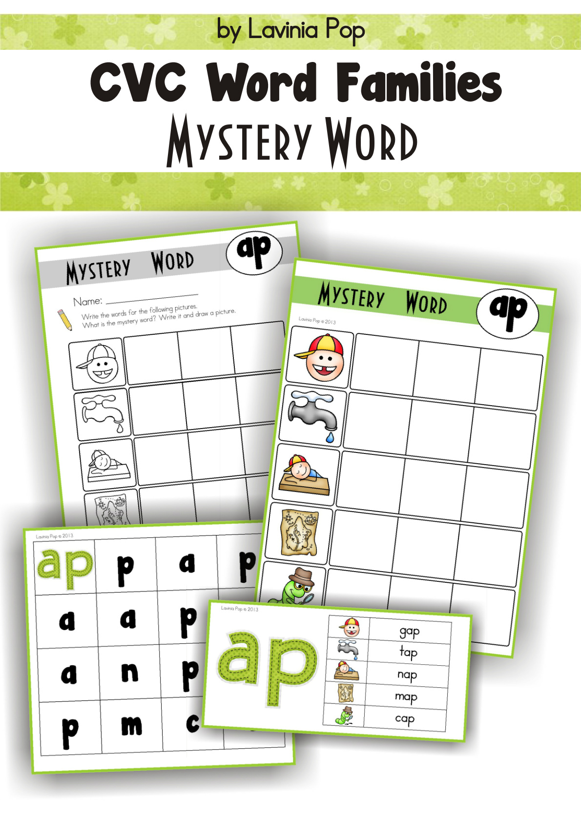 Mystery Word CVC A WORDS.cdr