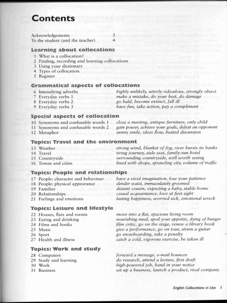 teaching resources - english collocations in use(3)