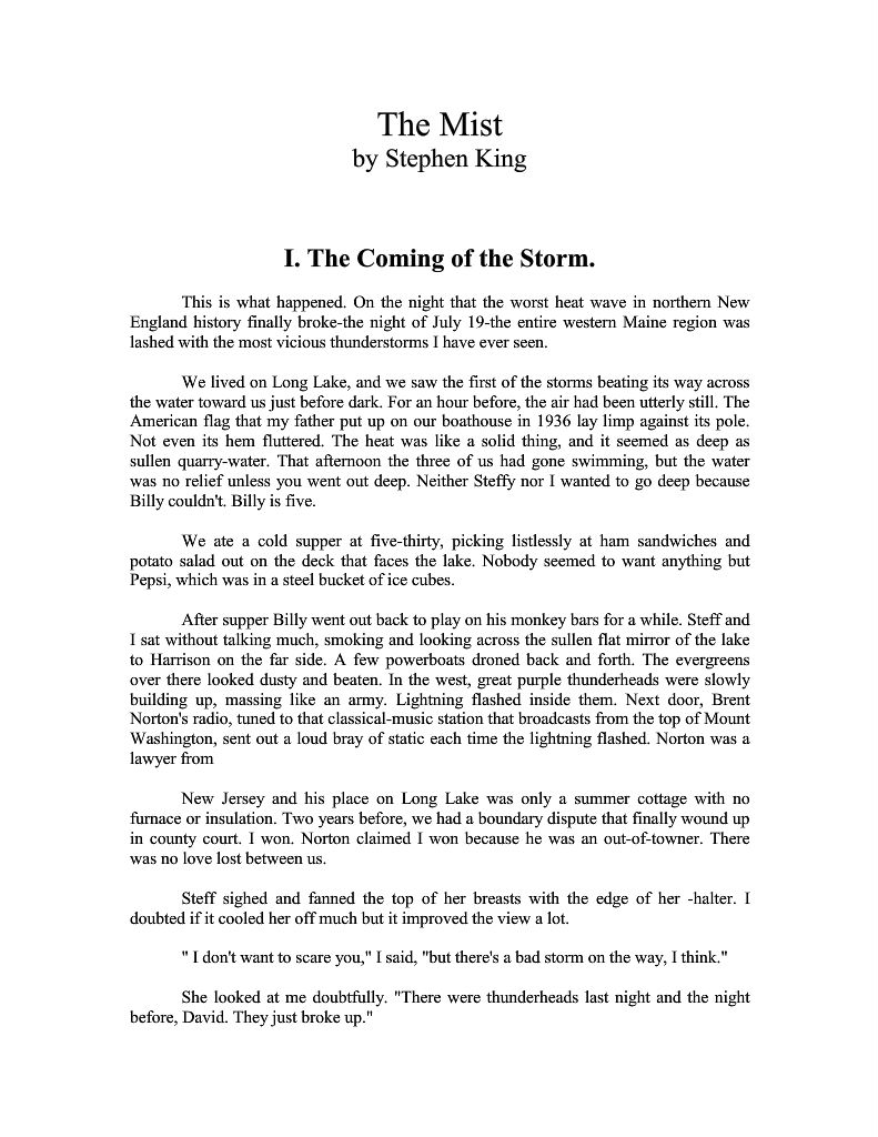 king, stephen - skeleton crew