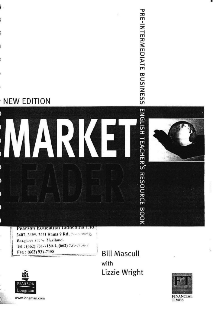 New Market Leader Pre-Intermediate buinesss Teacher's Book