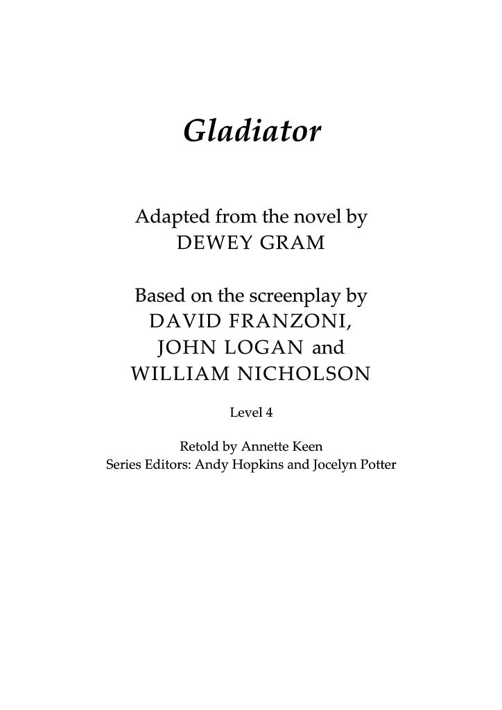 gladiator - penguin readers