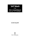 SAT Math For Dummies