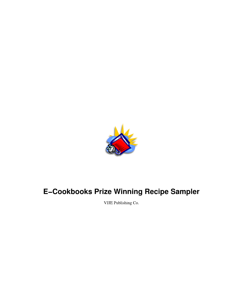 E-Cookbooks Prize Winning Recipe Sampler