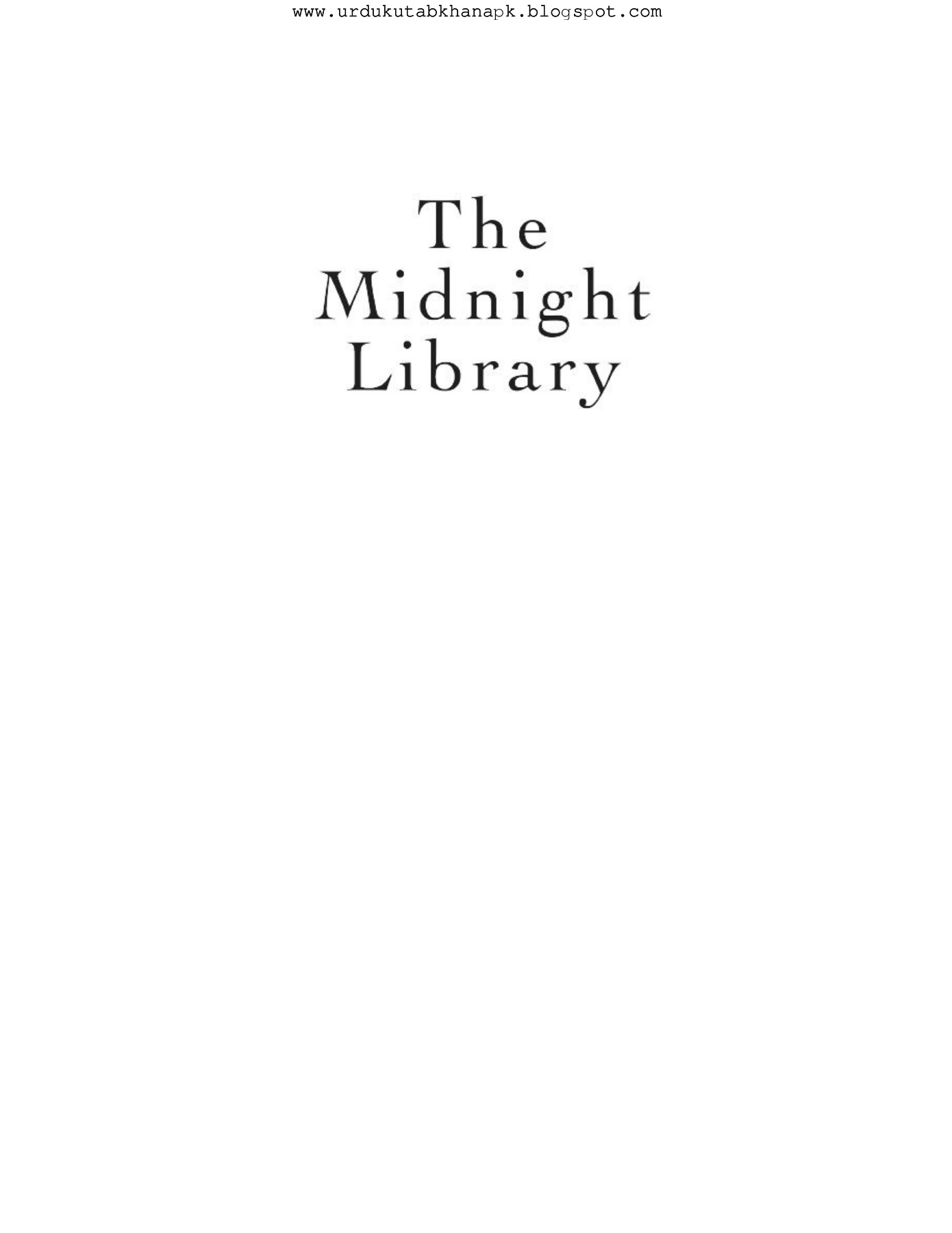 The Midnight Library