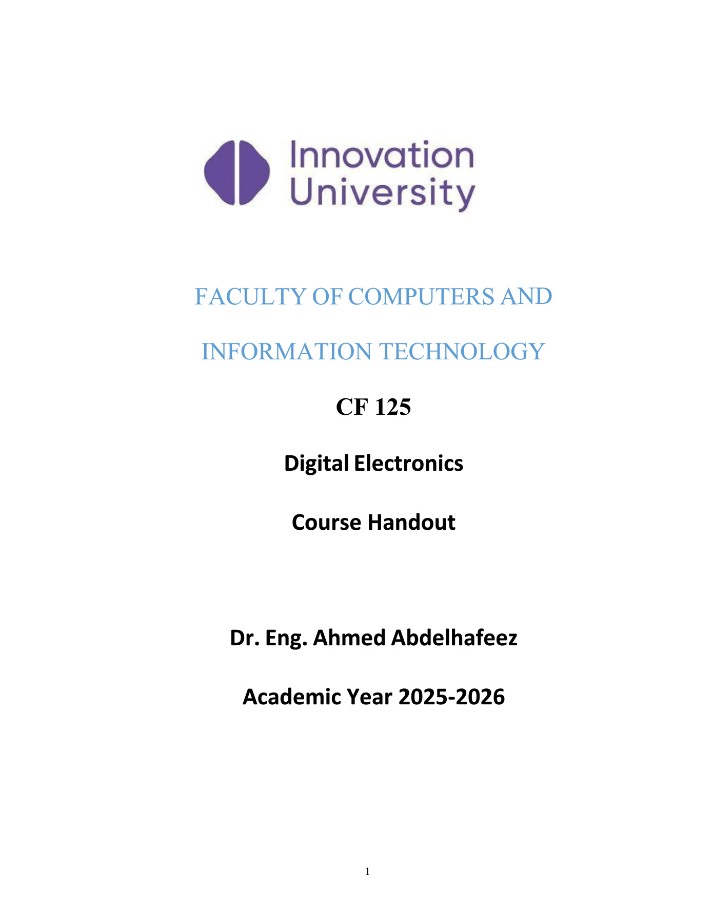 Digital Electronics Handout_Neat