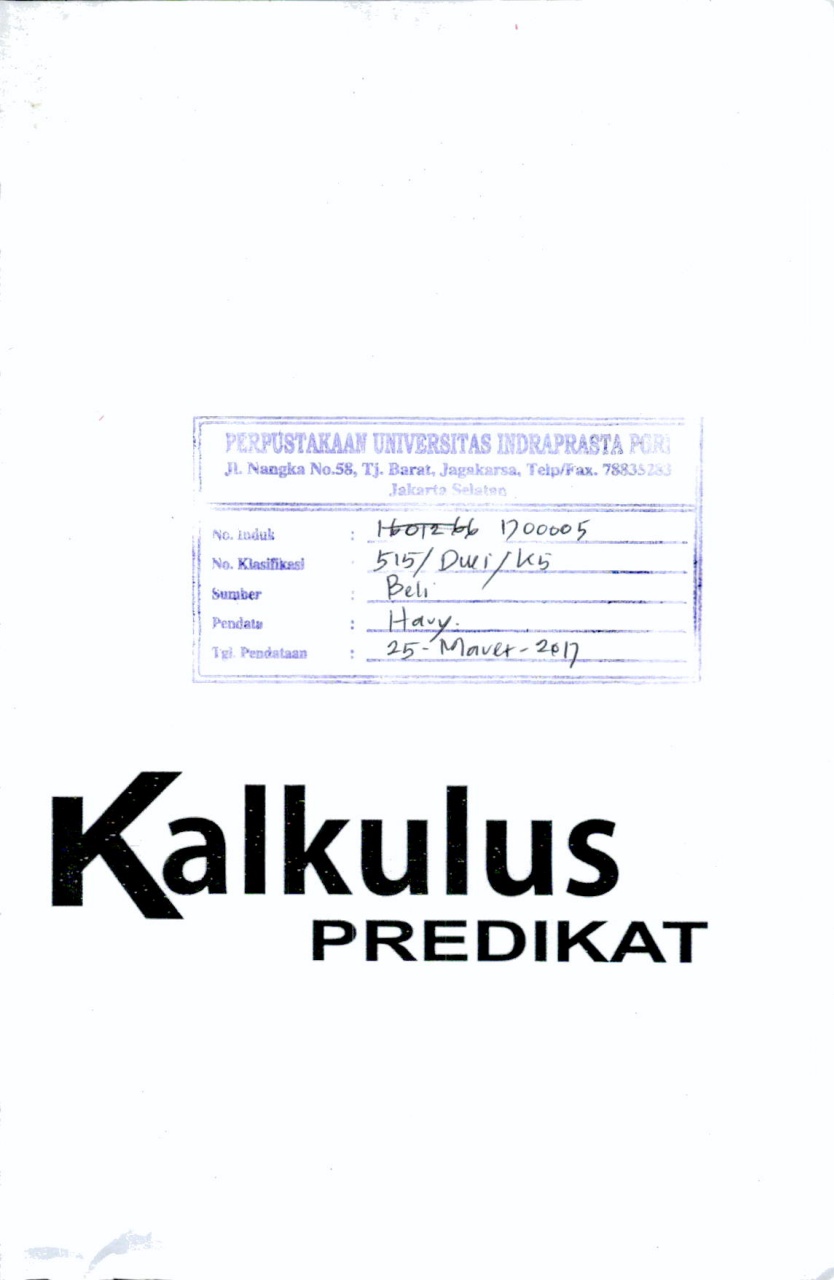 Kalkulus Predikat-Djoni Dwijono
