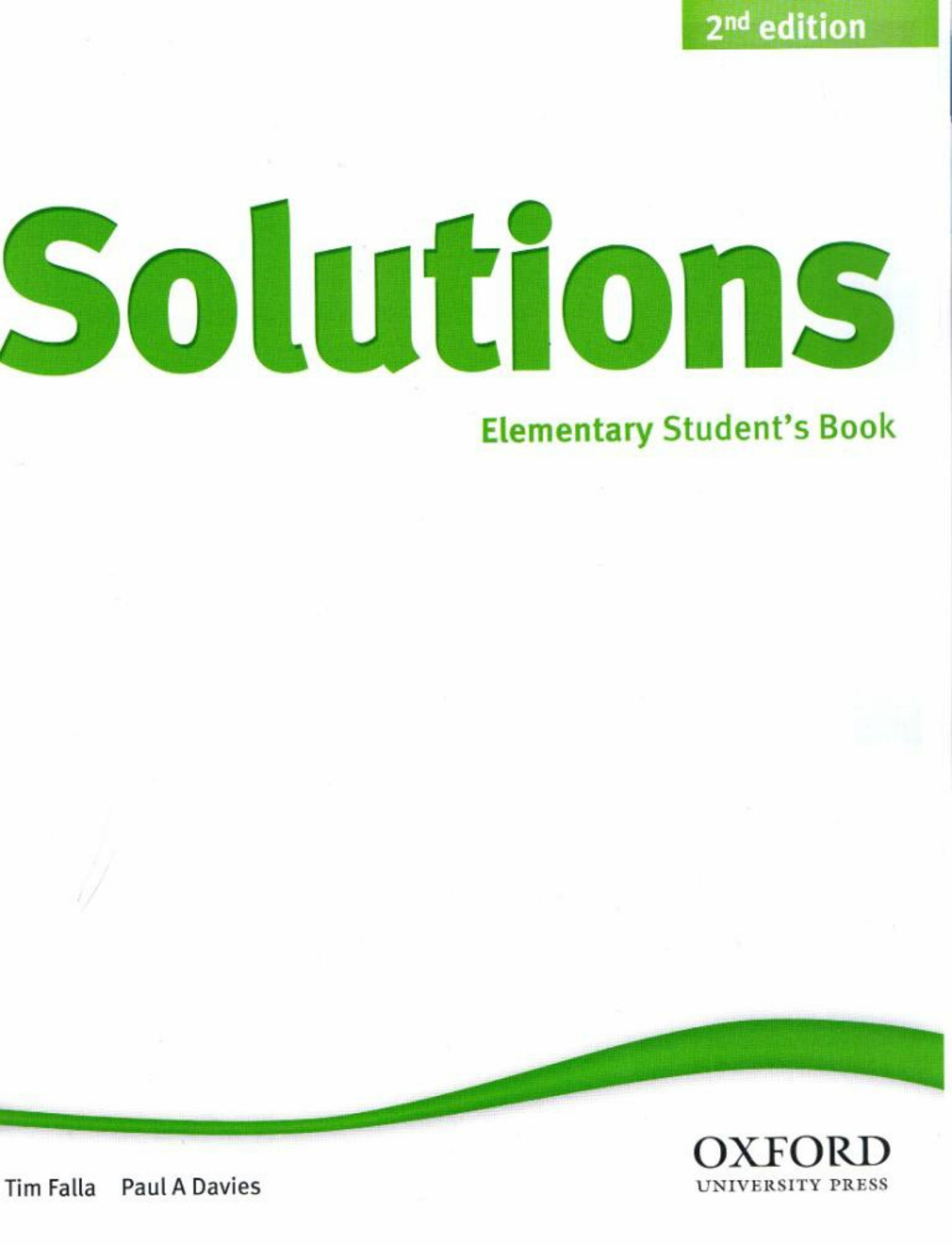 Solutions Elementary 2e