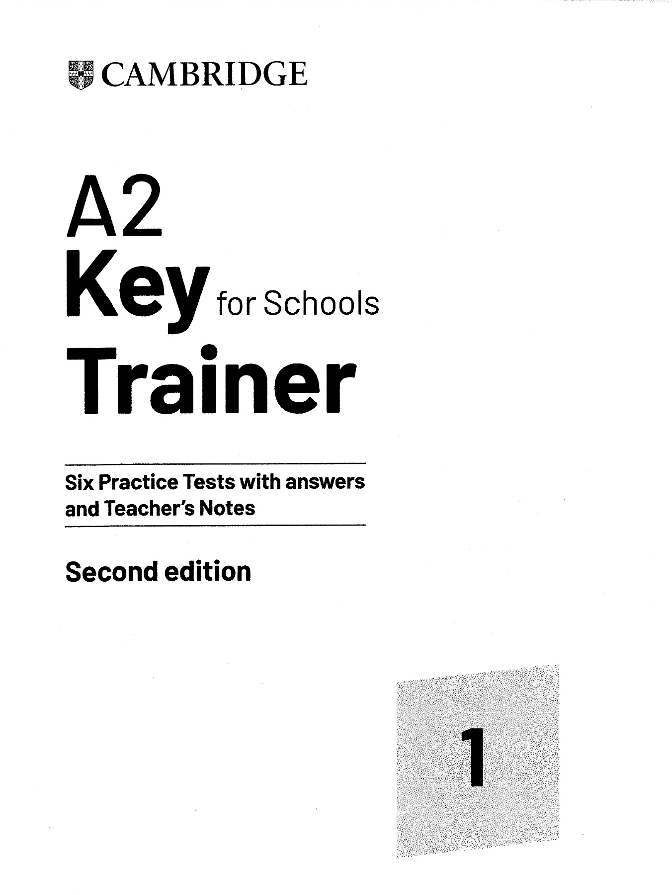 Cambridge - KET A2 Key Trainer - Nam Do Language School