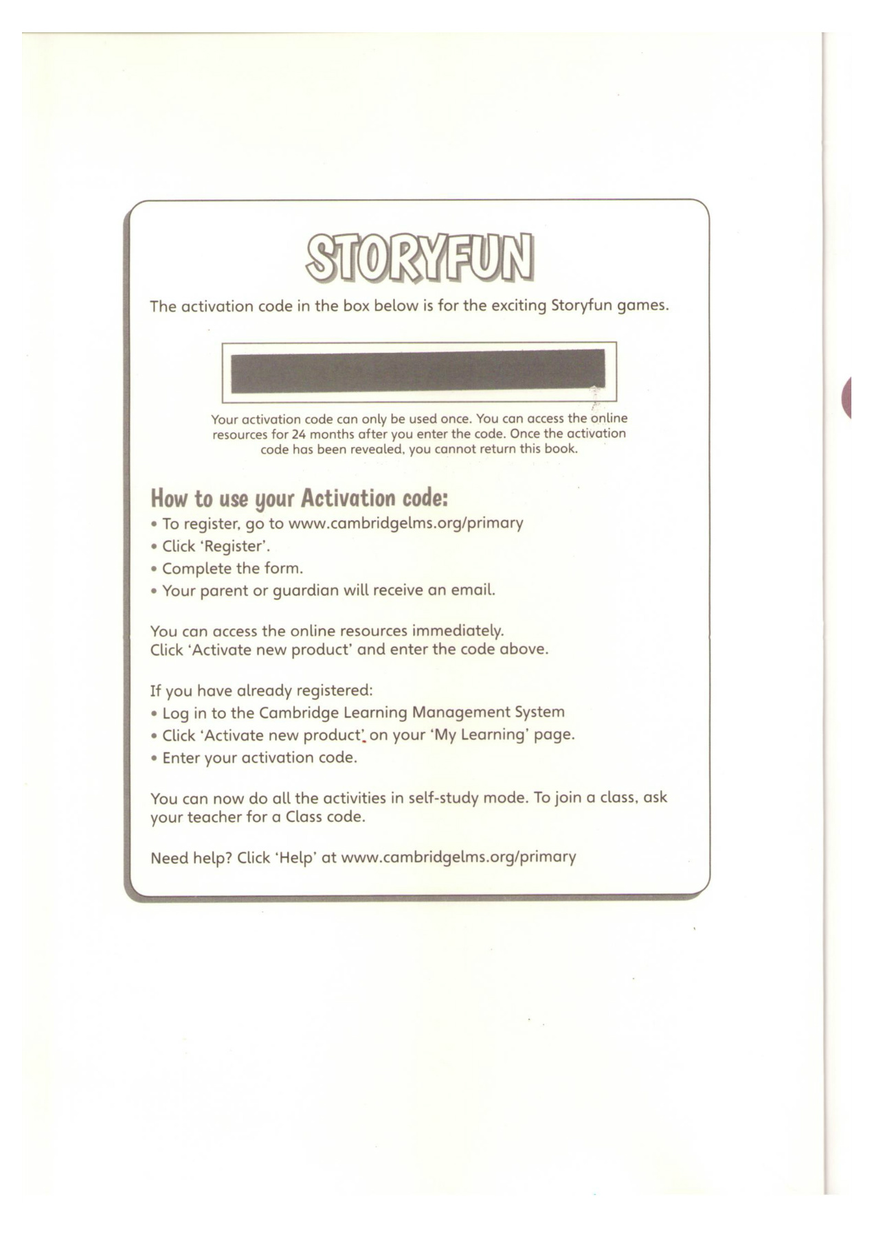 storyfun 1 SB