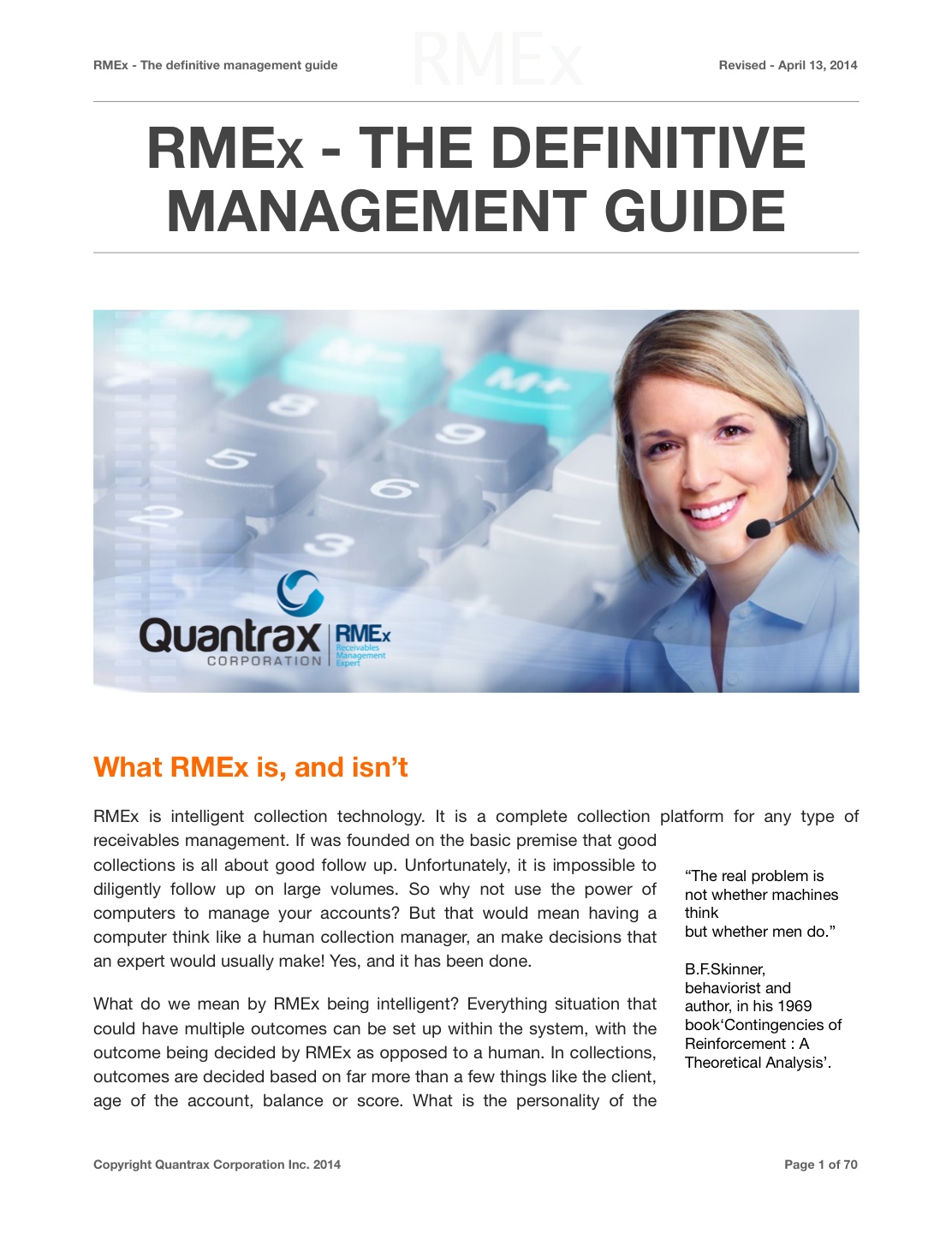 RMEx - The definitive management guide